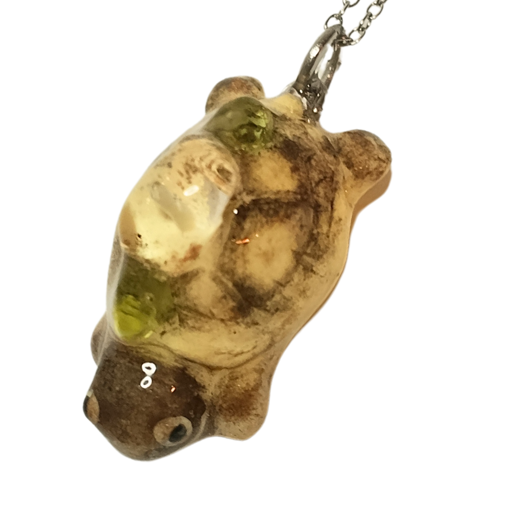 Tortoise - Peridot & Quartz – Gemstone Guardians
